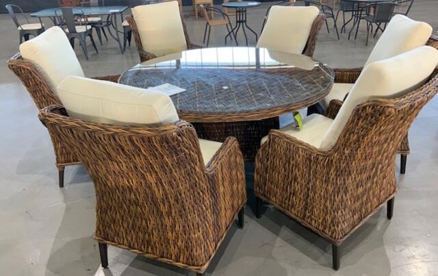 Hevea Panama 4 Seater 150cm dia. Dining Set | IndalOcio