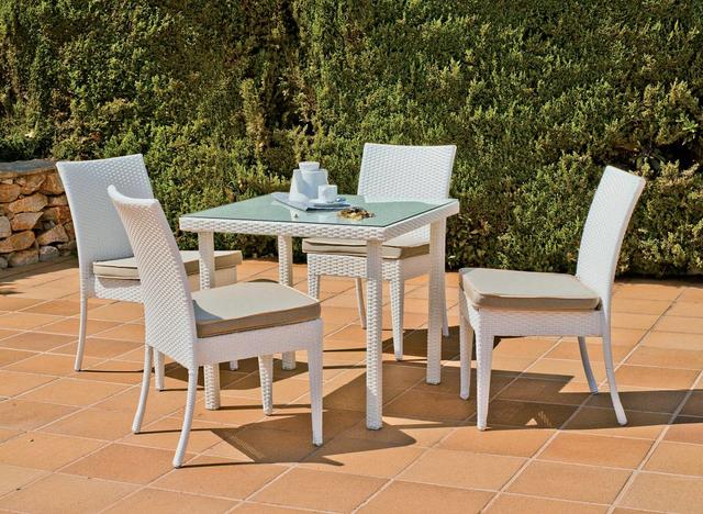 Hevea Sandra 80 x 80cm Dining Table | IndalOcio